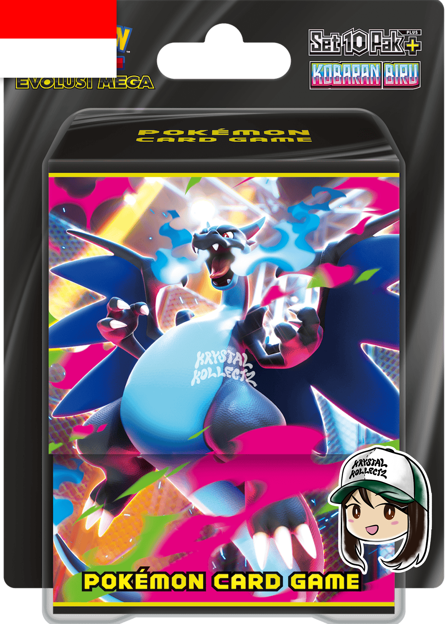 Indonesian - Blue Flame - Pokemon Ten Pack Promo Box Set MA2 I ...